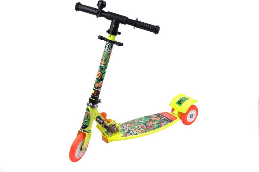 BnC Three Wheeled Foldable Mild Steel Body Scooter For Boys & Girls ...