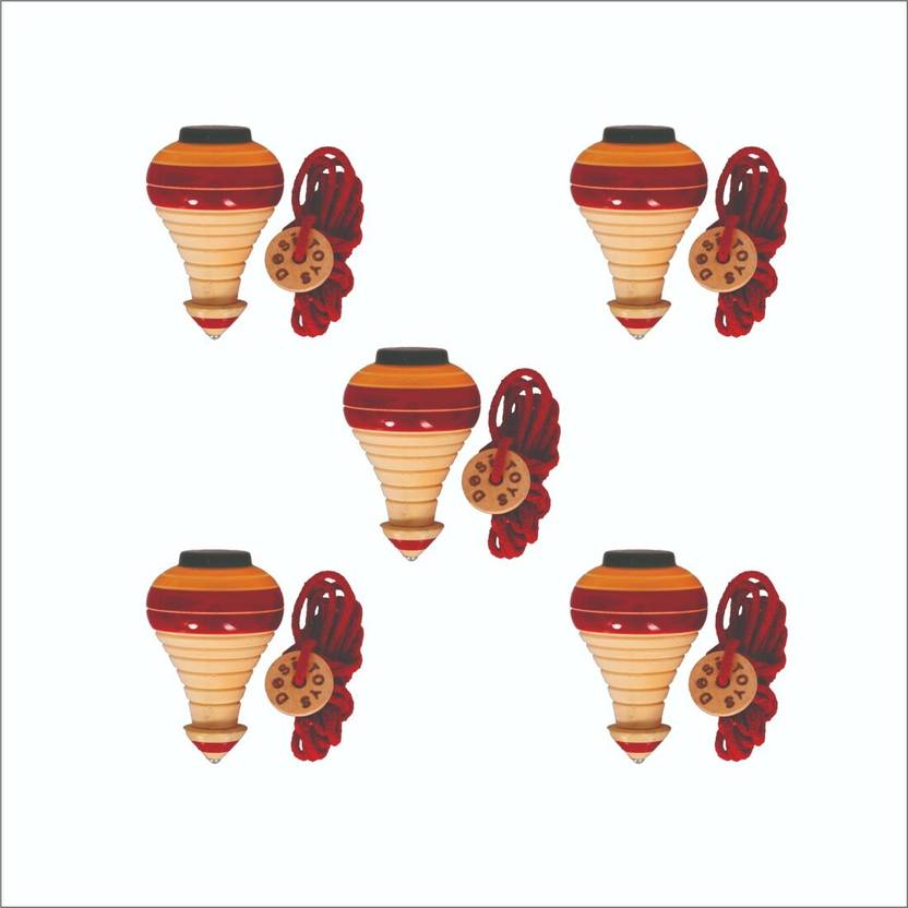 Desi Toys Spinning Tops|Lattu|Bhawra|Bambaram|Traditional Indian Game ...