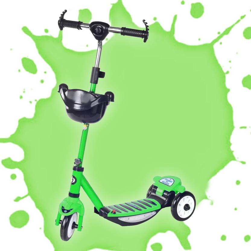 KROOH Scooter for Kids 3 Wheeler Foldable Kick Skating Cycle with Brake ...