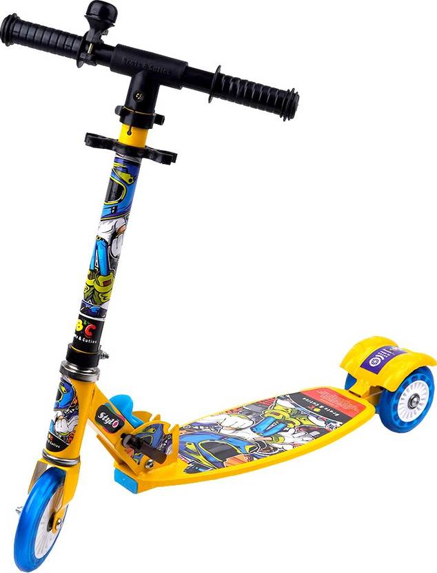 BnC Three Wheeled Foldable Mild Steel Body Scooter For Boys & Girls ...