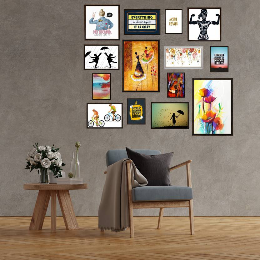 INDUS TRIBE QUOTES WOODEN FRAME FOR WALL (without glass frame) Digital ...