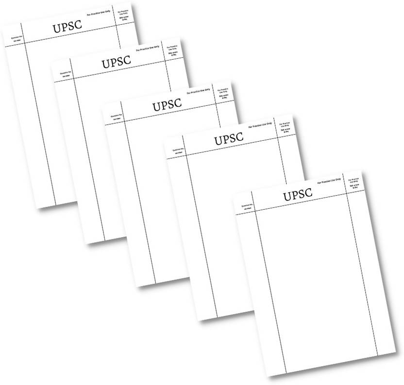 Flipkart.com | Best Spiral | Best Quality | UPSC Answer Writing UnRuled ...