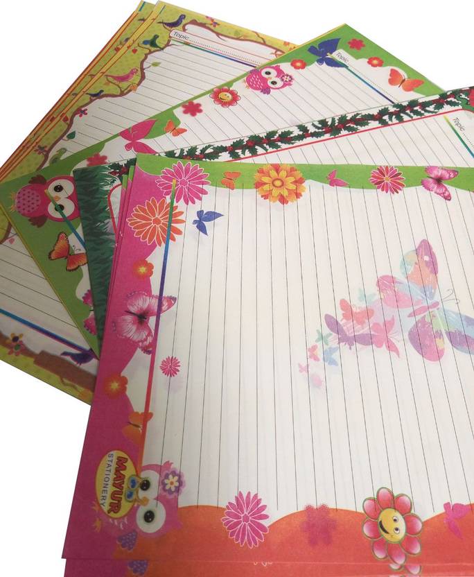 Flipkart.com | SHARMA BUSINESS Corner Design Sheet For School Home Work ...