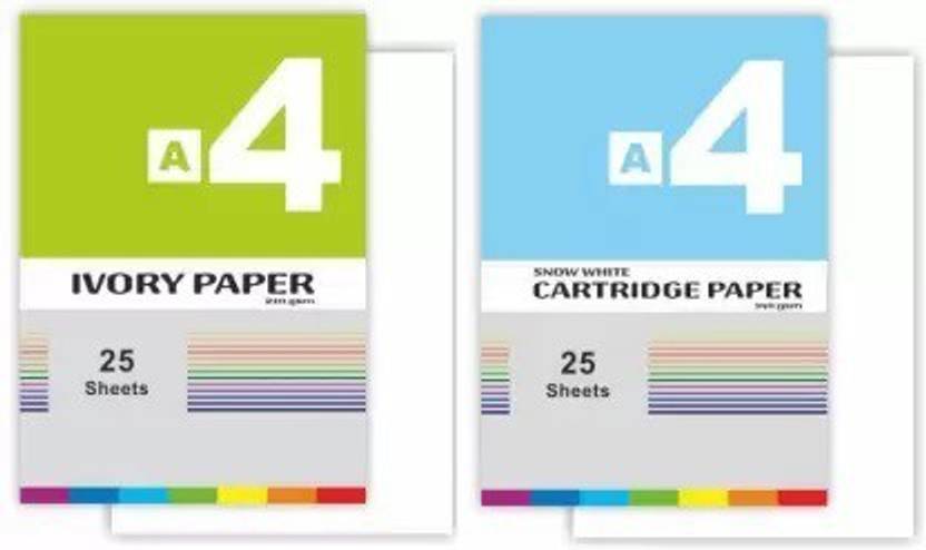 Flipkart.com | SKYGOLD A4 140GSM CARTRIDGE SHEETS 25+25 SHEETS OF IVORY ...