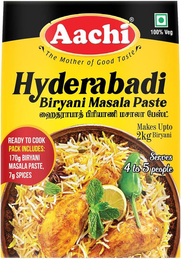 Aachi Hyderabad Biryani Masala Paste Price in India - Buy Aachi ...