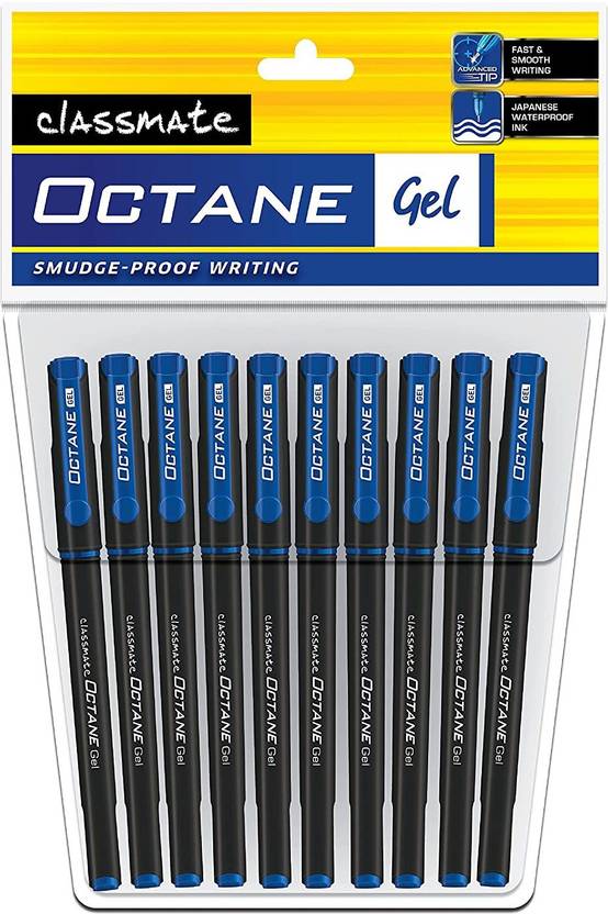 Classmates Classmate Octane- Blue Gel Pens (Pack of 10) Gel Pen - Buy ...
