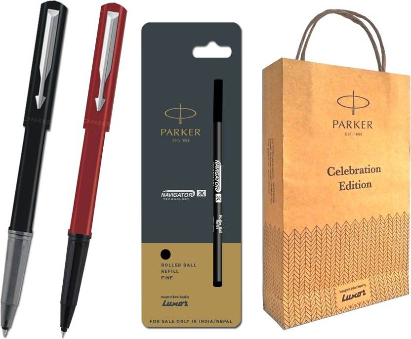 PARKER BETA NEO ROLLER Black & Red BP WITH SS With 1Black X Gift Bag ...