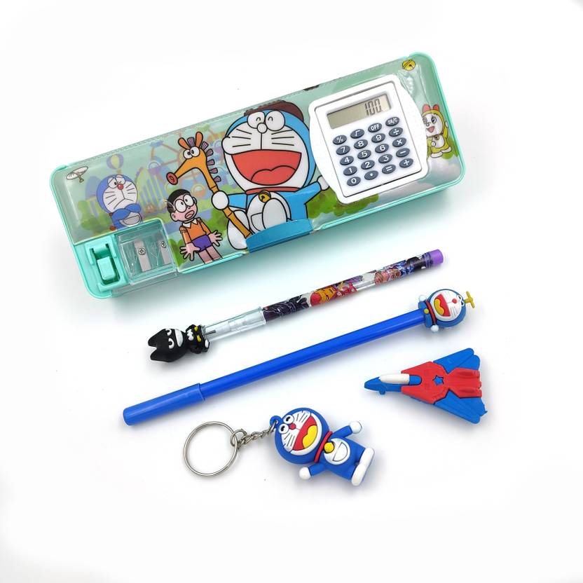 Flipkart.com | tishna Inbuilt Calculator 5 Pc Combo Doraemon Art ...