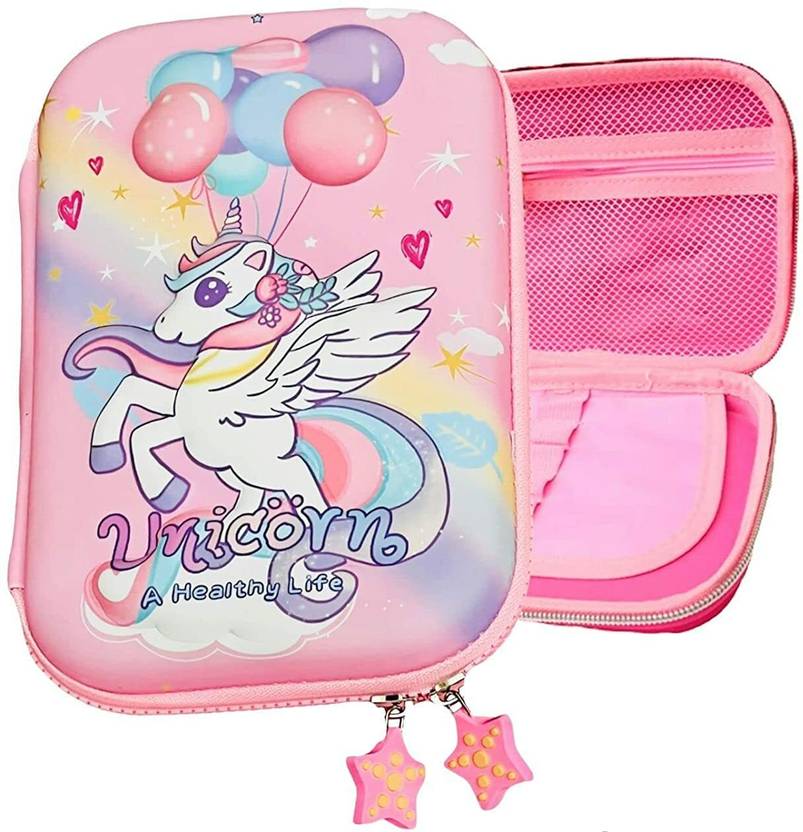 Flipkart.com | Taufa Villa Unicorn pencil box for girls school pencil ...