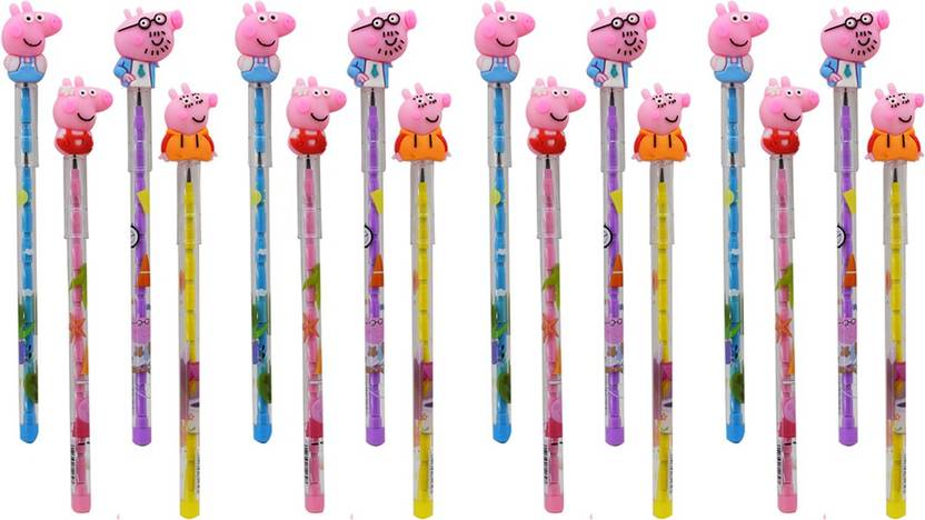 Flipkart.com | BonZeaL Detachable Stacking Peppa Pig Pencil For Kids ...