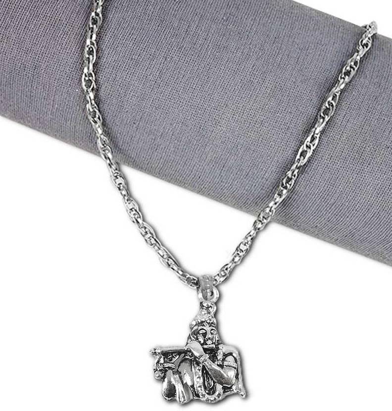 Stylewell Shri Lord Krishna/Kanha/Govinda With Basuri Pendant Stainless ...