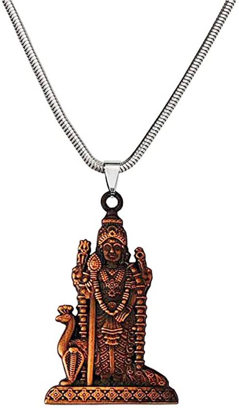 AFH South Indian Lord Murugan Kartikeya VEL Copper locket with Snake ...