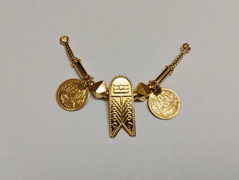 SATHYASAM-SSFJ 1 Gram Gold South Indian Mangalya pendant / Thali ...