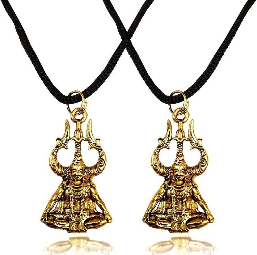 Stylewell Set Of 2 God Shiva Mahadev Shankar With Trishul Snake Locket ...
