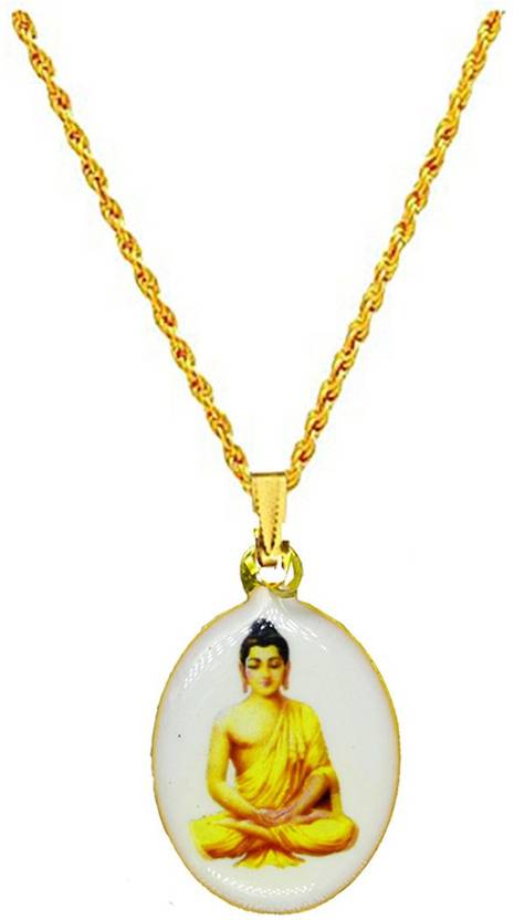 AFH Lord Gautama Buddha Buddhist Pendant Necklace Chain For Men,Women ...