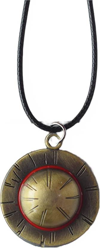 OFFO Naruto Inspired Locket with Double Bands Konoha Sign Logo Spear ...