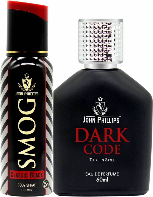 Buy John Phillips DARK CODE & SMOG CLASSIC BLACK DEO | Long Lasting ...