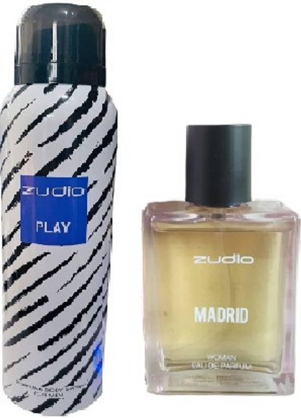 Buy zudio MADRID WOMAN-1,PLAY MEN-1 PACK OF 2 Perfume - 200 ml Online ...