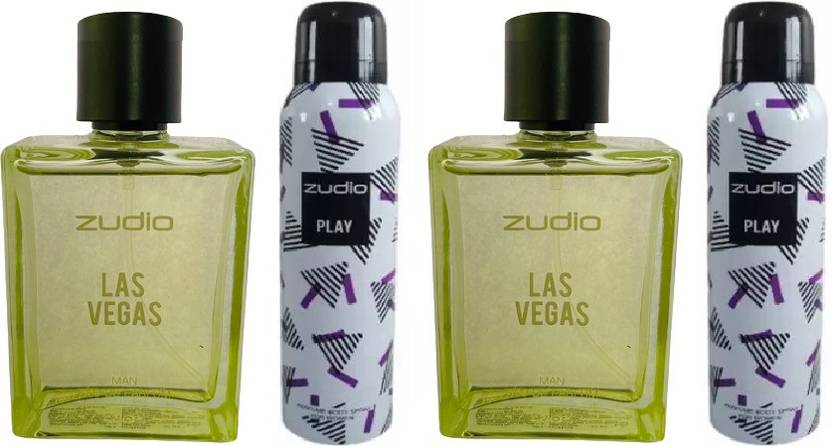 Buy zudio VEGAS -2 ,PLAY WOMEN -2 PACK OF 4 LK Perfume - 400 ml Online ...