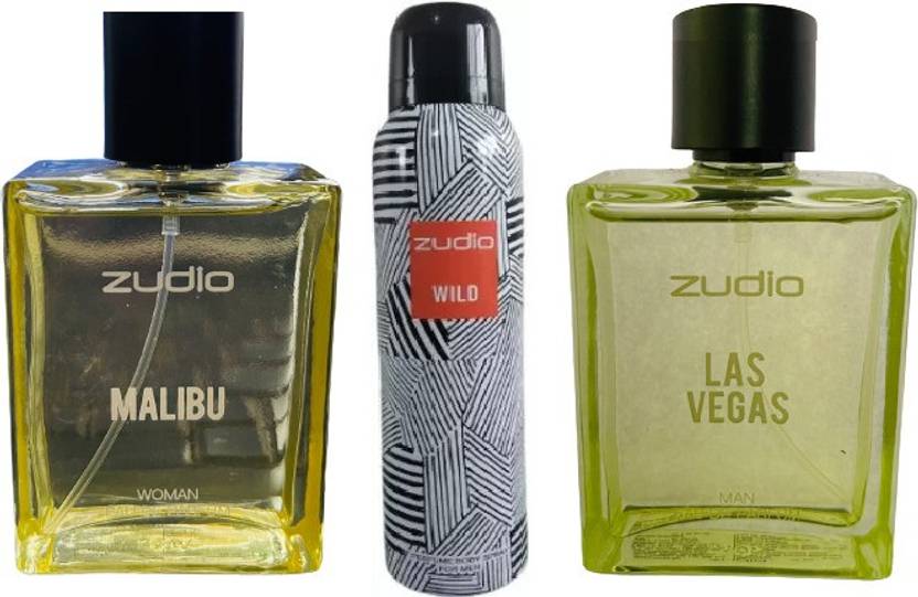 Buy zudio MALIBU -1,VEGAS-1,WILD DEO-1 PACK OF 3 Perfume - 250 ml ...