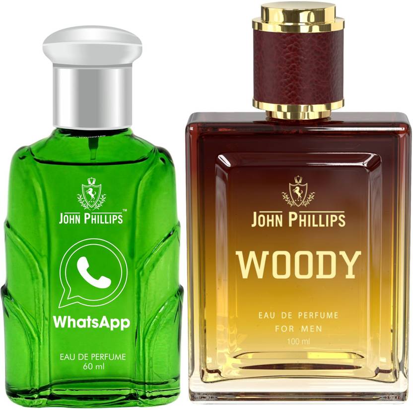 Buy John Phillips WHATSAPP & WOODY | Long Lasting | Combo Eau de Parfum ...