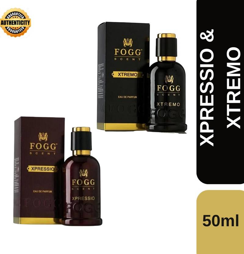 Buy FOGG Scent Xpressio & Xtremo EDP Perfume for Men 50ML Each (Pack of ...