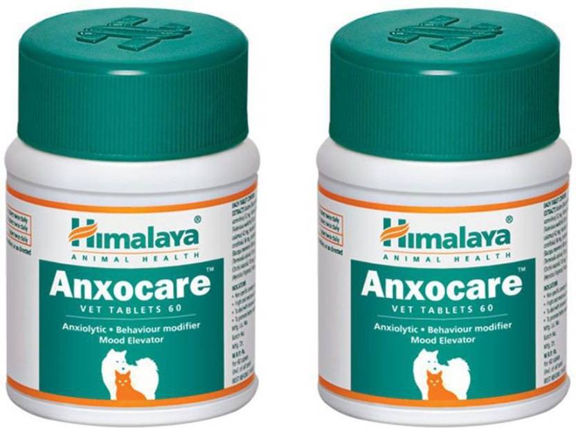 PetsFriend Himalaya Anxocare Vet Tablet (60 Tablets) (Pack of 2) Pet ...