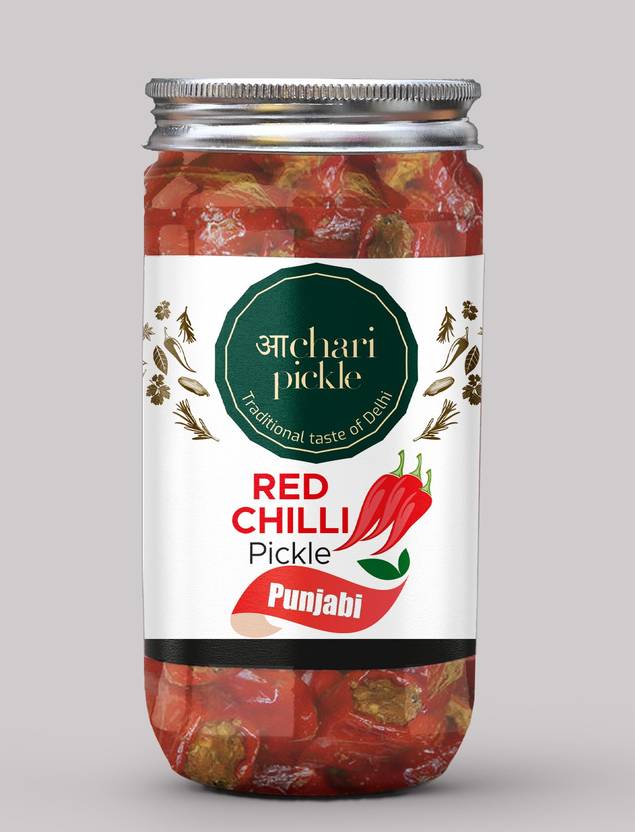 ACHARI PICKLES Homemade Redchilli Pickle-Punjabii Style-Laalmirch Ka ...