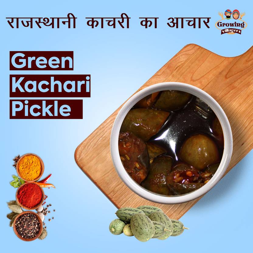 Growing Villagers Kachari Ka Achar Home Made Marwadi Green Kachari Pickle Mixed Vegetable Pickle ...