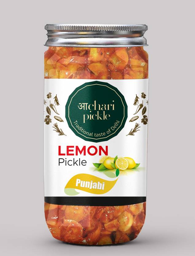 ACHARI PICKLES Homemade Lemon Pickle- Punjabi Style-Neembu Ka Achar ...