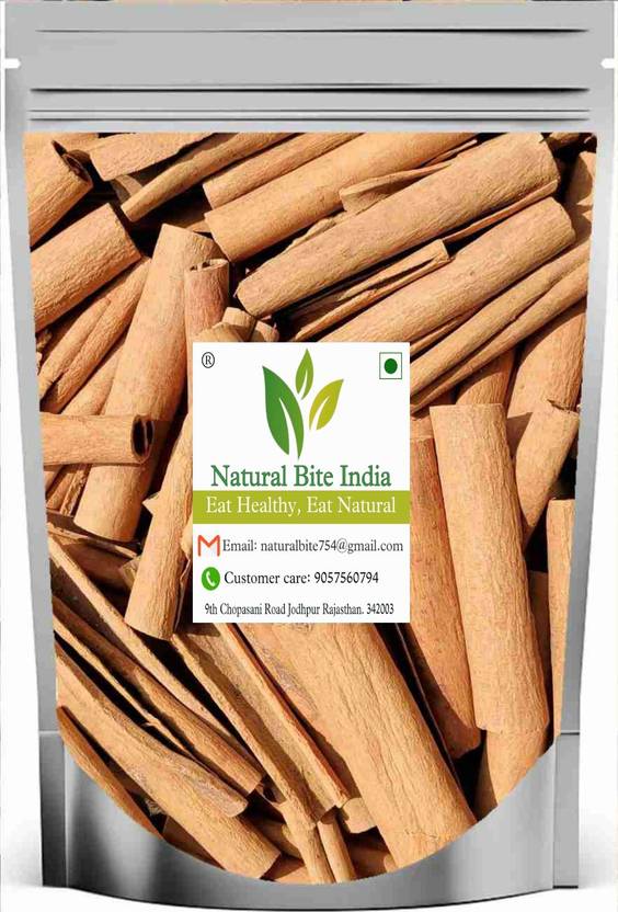 Natural Bite India Dalchini Sticks 100g Cinnamon Sabut Dal Chini Cassia ...