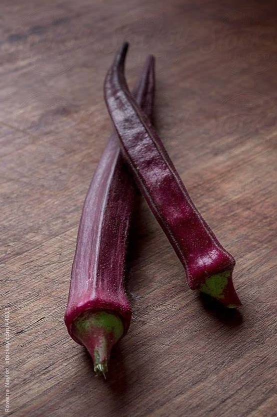 KANAYA Lal Bhindi Red Okra Lady Finger Vegetable Seed Price in India ...