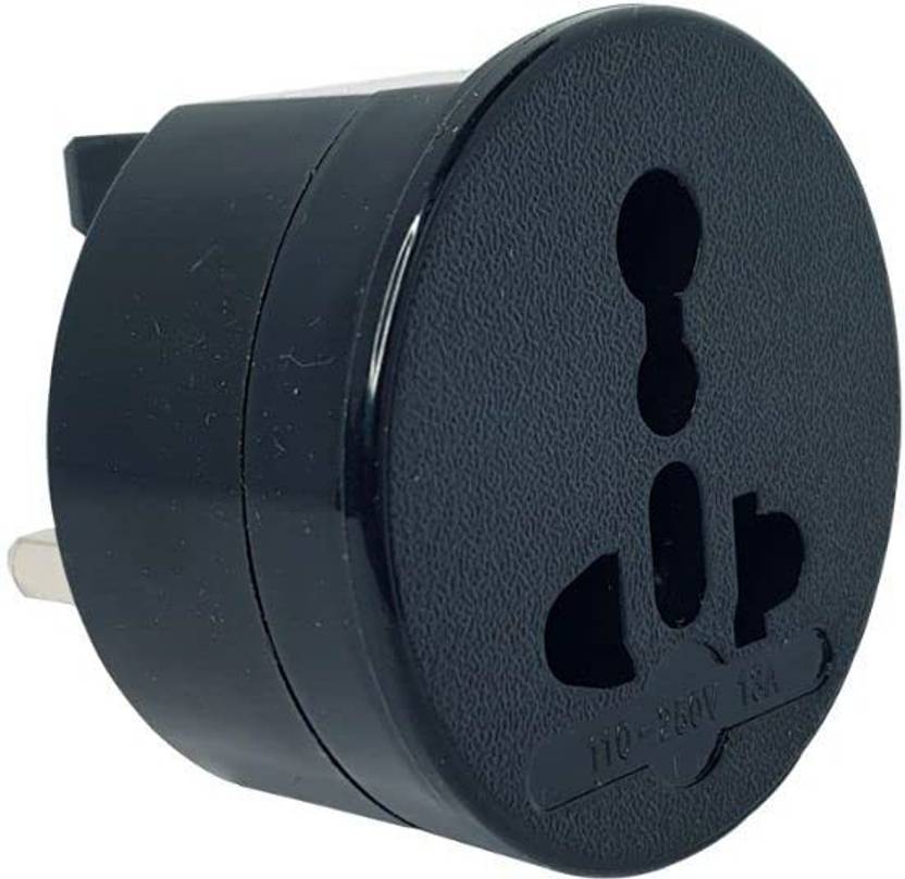 MX 3 Pin UK Type Flat Pin 13A Type-G Conversion Plug Adapter Travel ...