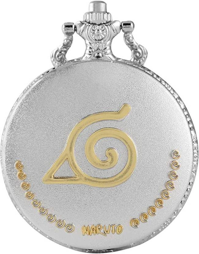 Mubco Antique Style Naruto Quartz Pocket Watch Key Chain Collectible ...