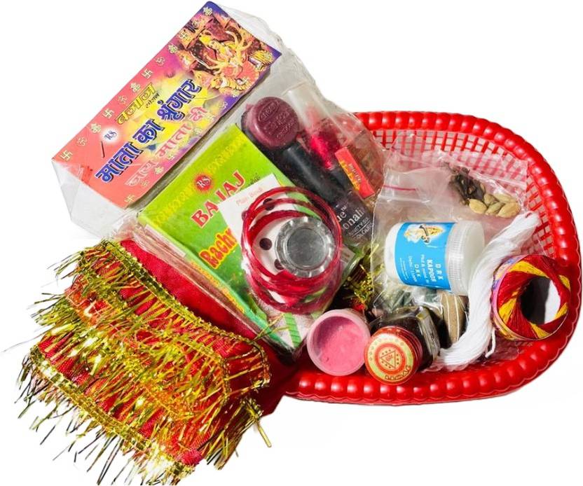 anilStore Durga Mata Navratri Pooja Samagri Kit Plastic Price in India ...