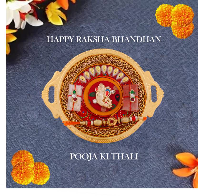 Khubi Gifts And Stationaries Traditional Thread Work 3.5 Inch Circle ...