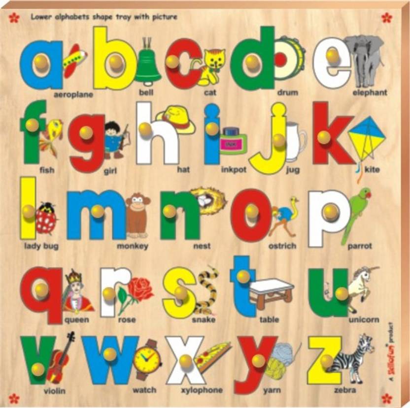 Abcd alphabet chart Poster Multicolor Photo Paper Print Poster ...
