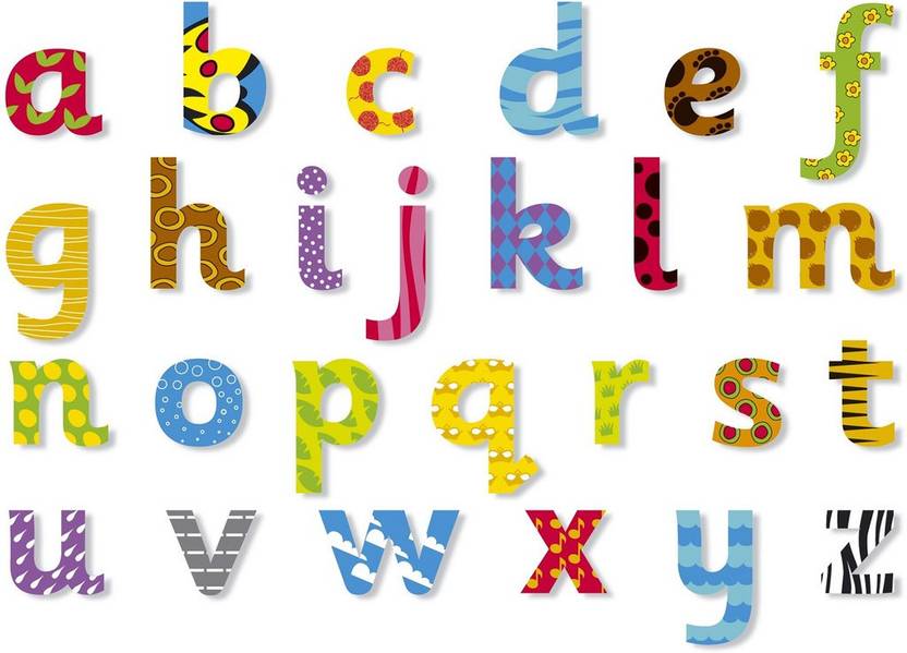 Abcd alphabet chart Poster Multicolor Photo Paper Print Poster ...