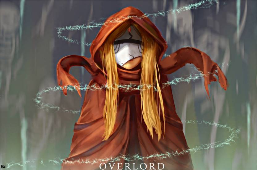 Overlord Anime Evileye Poster 18 x 12 inch 300 GSM Paper Print - Movies ...
