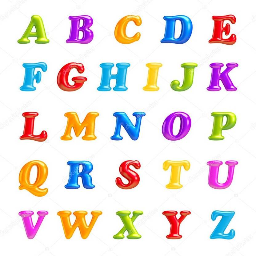 Abcd alphabet chart Poster Multicolor Photo Paper Print Poster ...