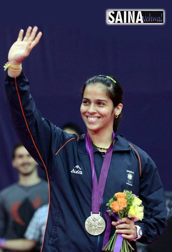Poster Saina Nehwal Badminton Player sl-13644 (LARGE Poster, 36x24 ...