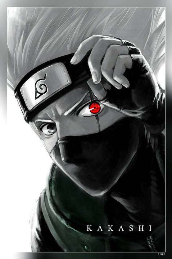 Hatake Kakashi Naruto Anime Series Hd Matte Finish Poster Paper Print ...