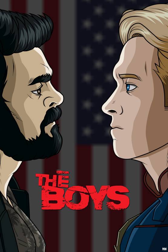 The Boys Billy Butcher & Homelander Comics Poster 18 x 12 inch 300 GSM ...
