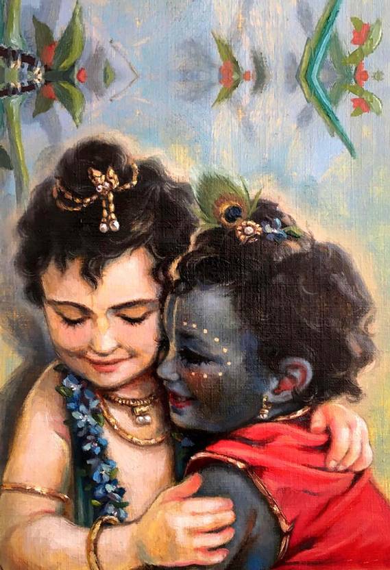 Poster Krishna Balram Photo sl-17475 (Large Poster, 36x24 Inches ...