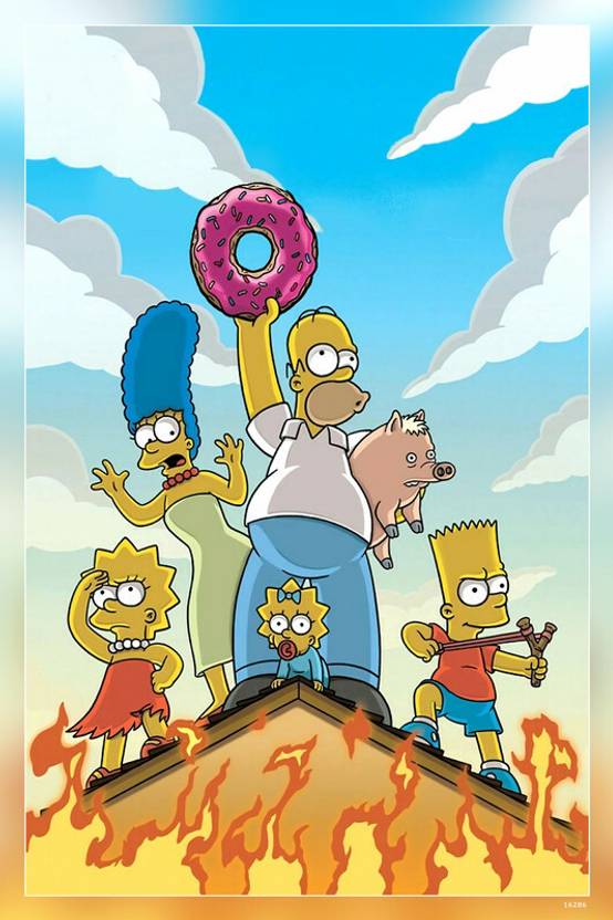 The Simpsons Animated Tv Show Matte Finish Poster Paper Print ...