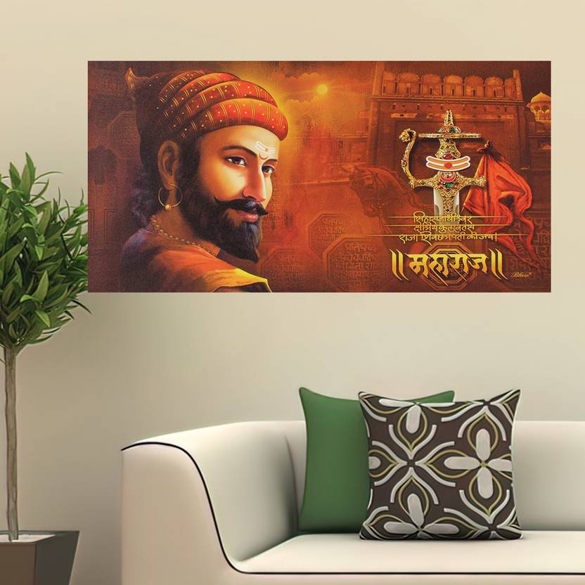 Chattrapati Shivaji Maharaj vinyl sticker poster Fine Art Print ...