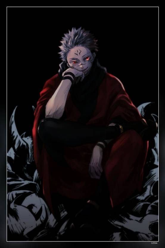 Sukuna Jujutsu Kaisen Matte Finish Poster Paper Print - Animation ...
