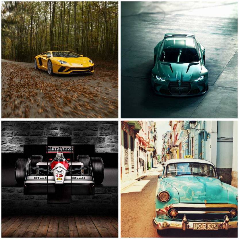 SPORT CAR and CAR Wall Poster/Cars Wall Posters (12x18 Inch)Multicolour ...