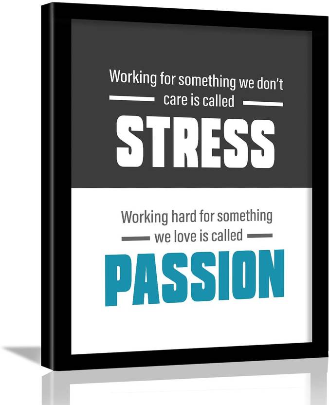 Motivational Slogan Wall Frames for Home and Office - Wall Poster with ...