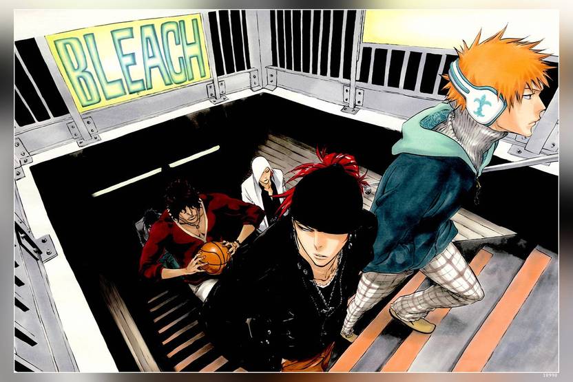 Bleach Basketball Abarai Renji Kurosaki Ichigo Matte Finish Poster P ...